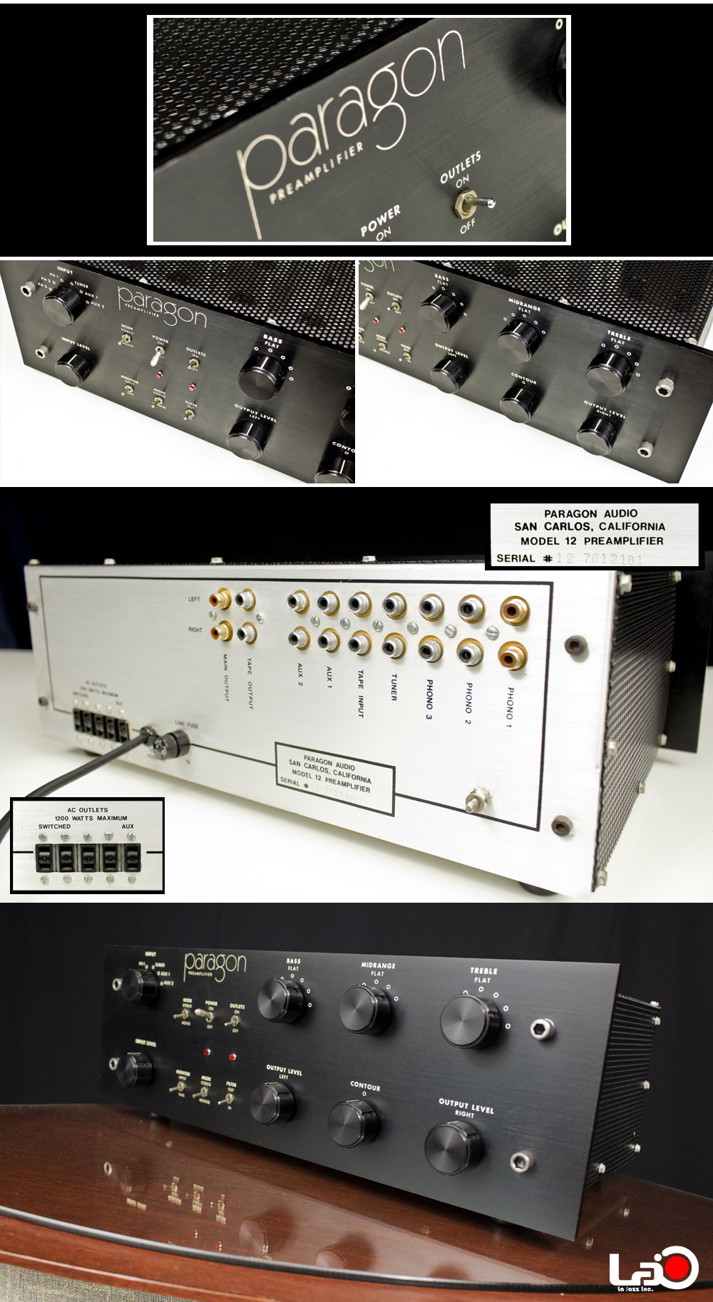 rare goods | Paragon | Preamplifier | Model 12 | Paragon | pre ...