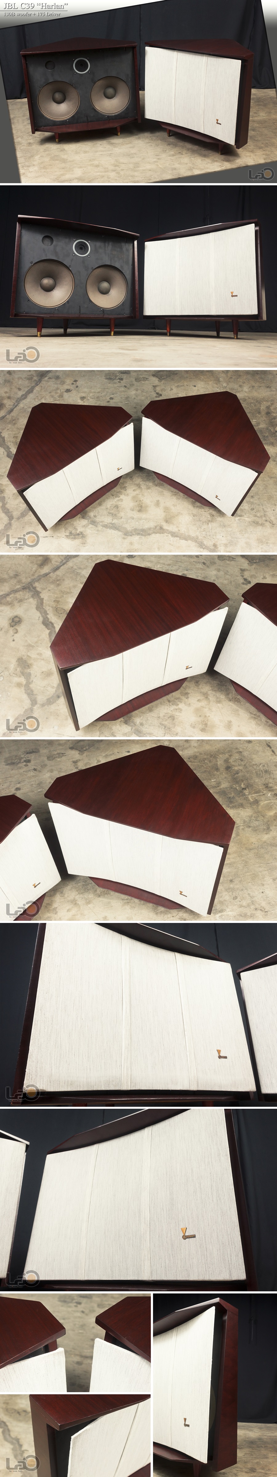 代購代標第一品牌－樂淘letao－(米国/ロサンゼルス発)JBL C39 Harlan ハーラン 2Wayコーナースピーカー 16Ω仕様 ペア